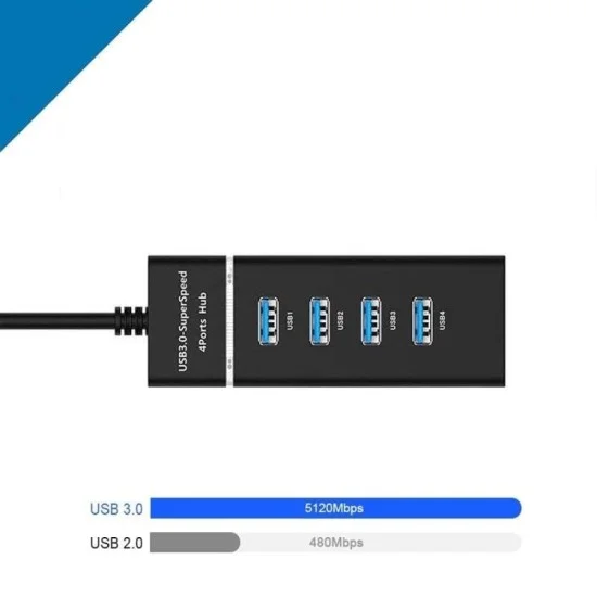USB 3.0 hub 4 puertos Guatemala