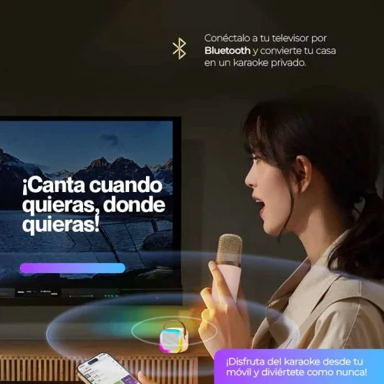 Set de dos micrófonos Karaoke K12 Guatemala